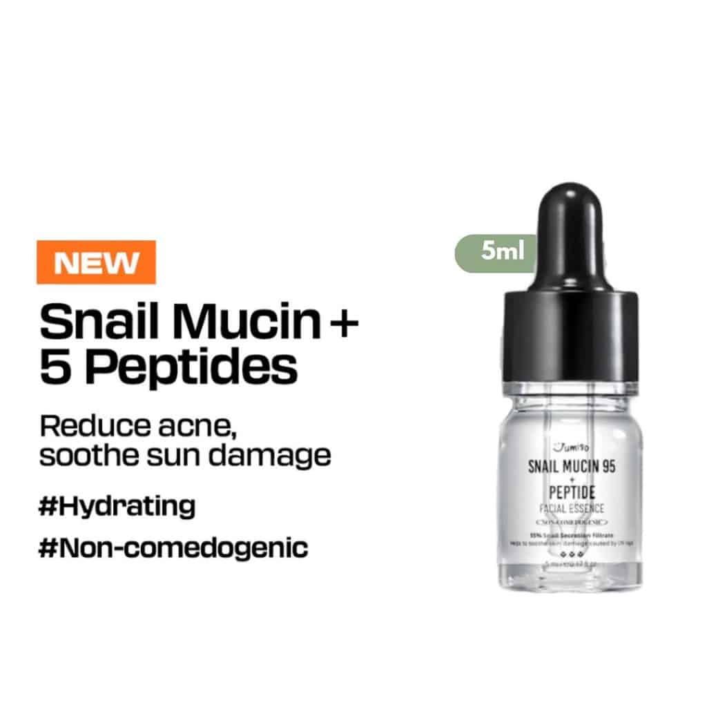JUMISO Snail Mucin 95 + Peptide Facial Essence 5ml | Bangladesh